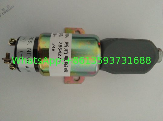 Hot Sell Hyundai R220-5 R225-7 Excavator Cummins 6BT 24V Stop Solenoid Valve 3864274 supplier