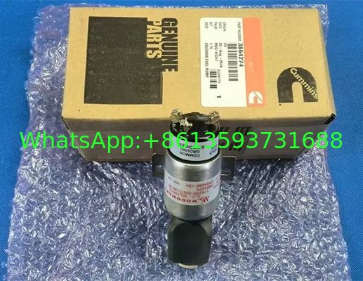 Hot Sell Hyundai R220-5 R225-7 Excavator Cummins 6BT 24V Stop Solenoid Valve 3864274 supplier